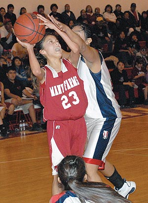 The Navajo Times Online -Sisters share court for Lady Lobos