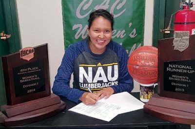 CAC’s Tsingine signs to play with NAU - Navajo Times