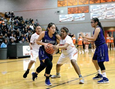 Miyamura girls even district record with win over Gallup - Navajo Times