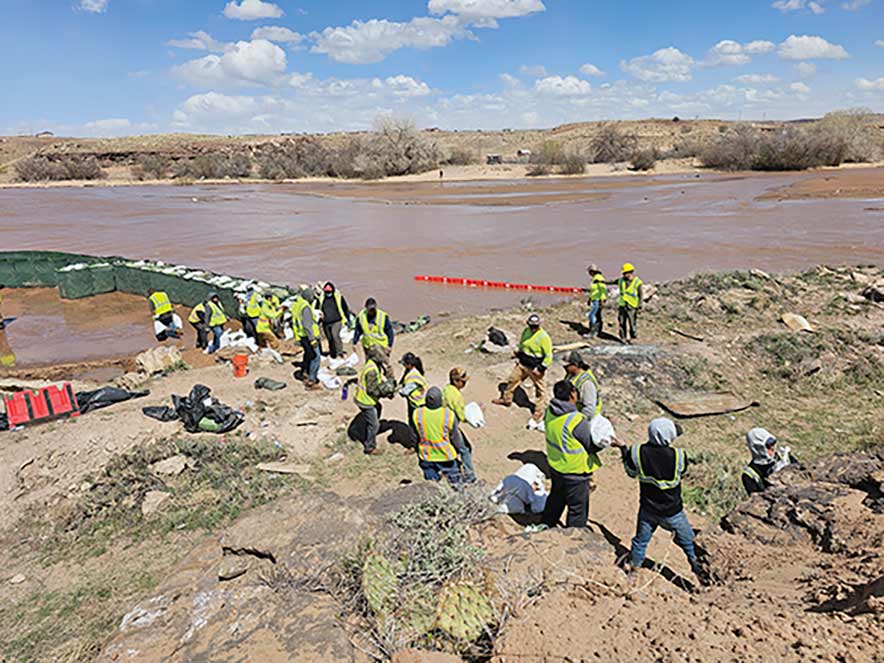 Chinle flooding improves, but water continues to run - Navajo Times