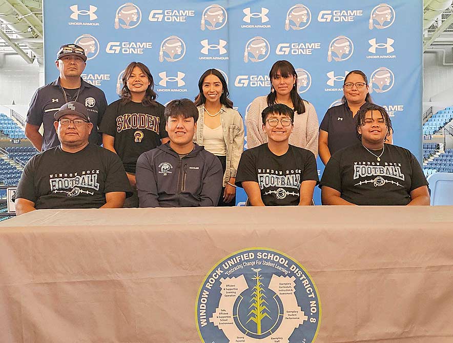 8 athletes signs for college from Window Rock - Navajo Times