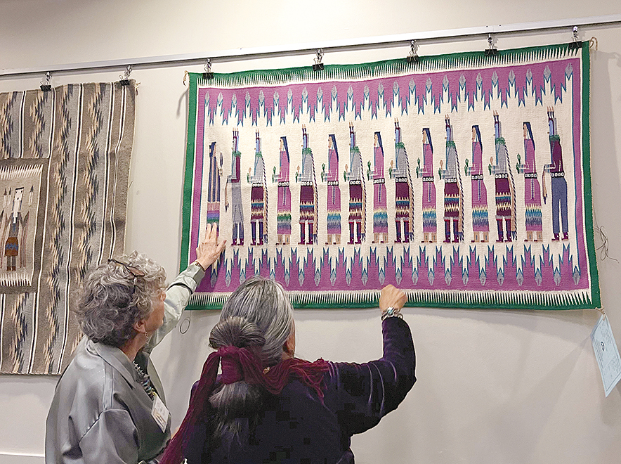 Weavers’ hands: Adopt-A-Native Elder Navajo Rug Show supporting Diné ...