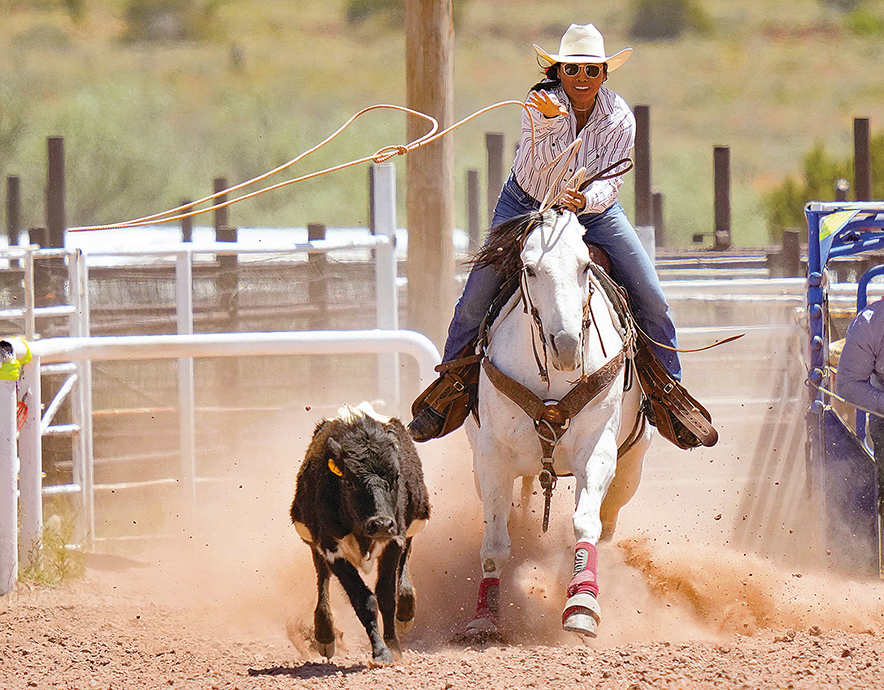 Mexican Springs breakaway roper wins Ralph Johnson - Navajo Times