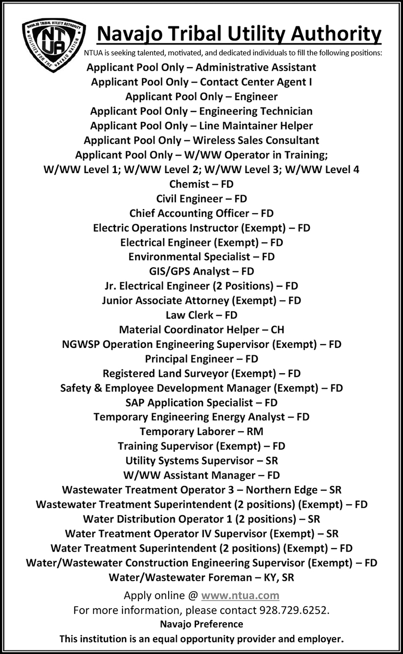Classifieds - Navajo Times