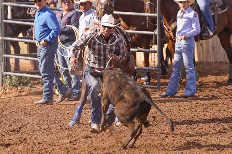 Home of the Navajo PRCA Rodeo: Louisiana cowboy leads bareback field ...